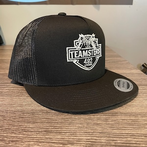Teamsters Custom Union Number Embroidered Hat. - Etsy