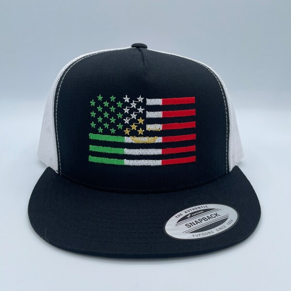 Mexican American Flag Hat - Etsy