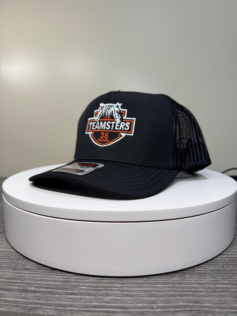 Teamsters Embroidered Trucker Hat With Customized Union Number. - Etsy