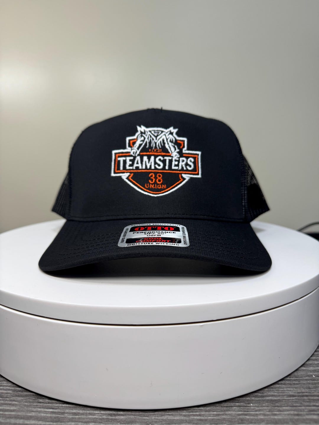 Teamsters Embroidered Trucker Hat With Customized Union Number. - Etsy