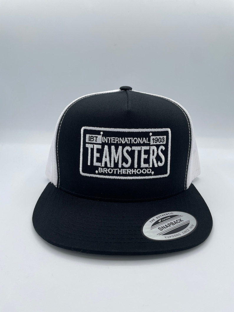 Teamsters Embroidered Trucker Hat. - Etsy