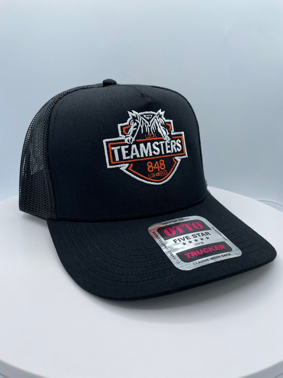 Teamsters Embroidered Trucker Hat With Customized Union Number. - Etsy