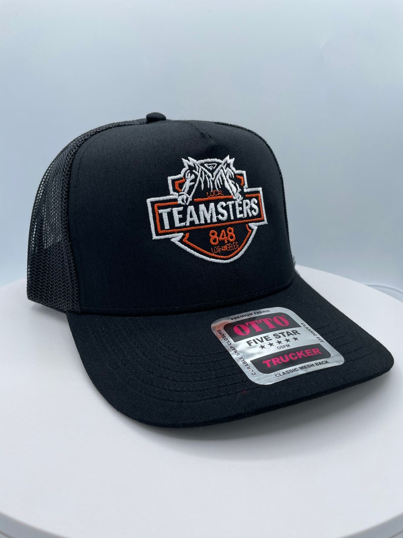 Teamsters Embroidered Trucker Hat With Customized Union Number. - Etsy