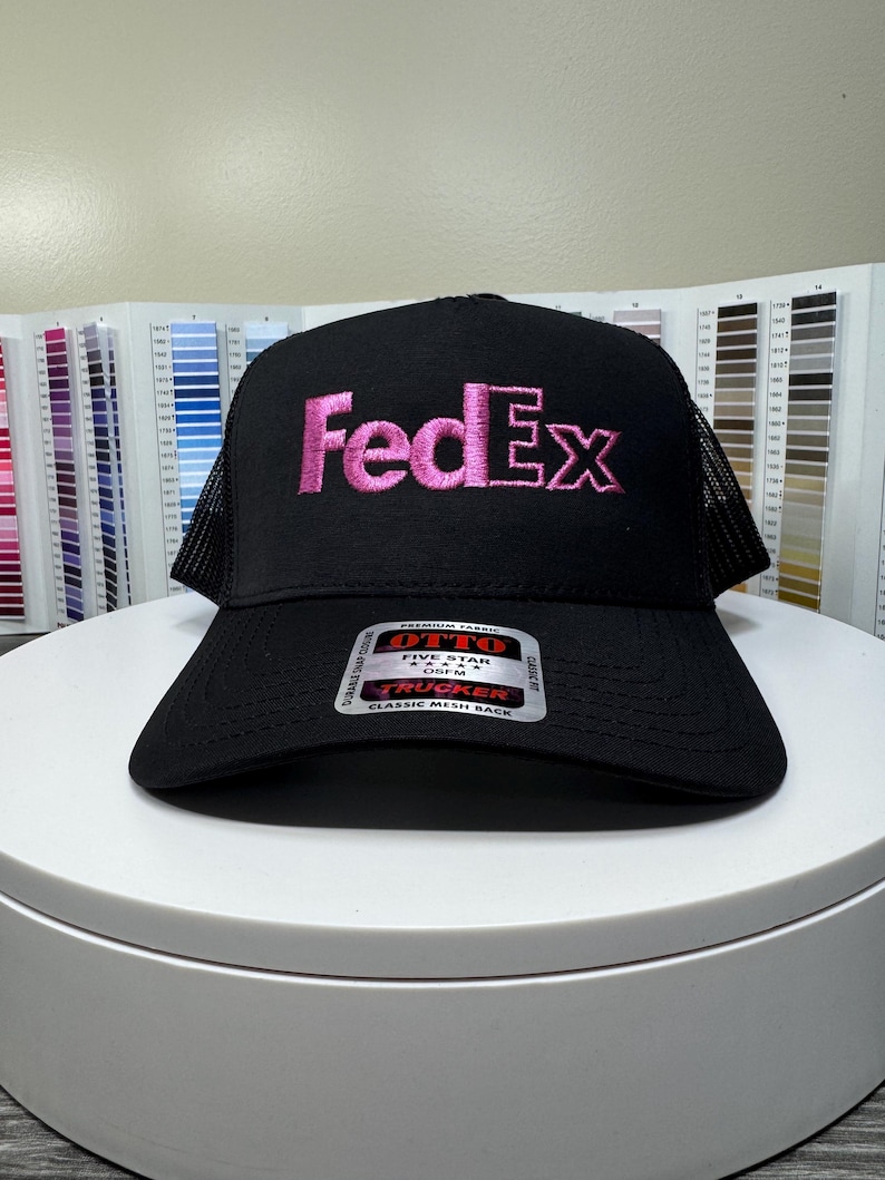 Fedex Embroidered Trucker Hat - Etsy