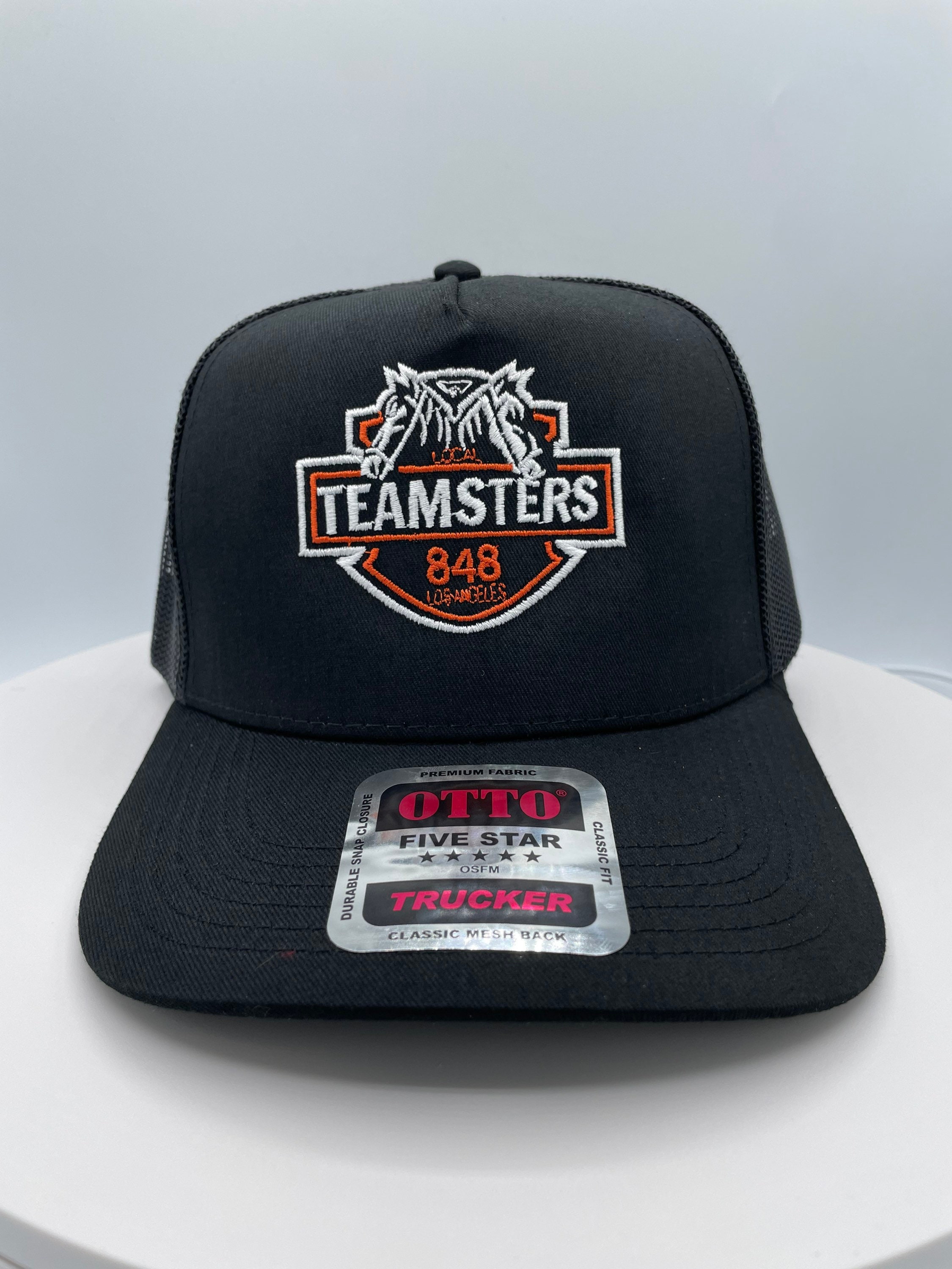 Teamsters Embroidered Trucker Hat With Customized Union Number. - Etsy