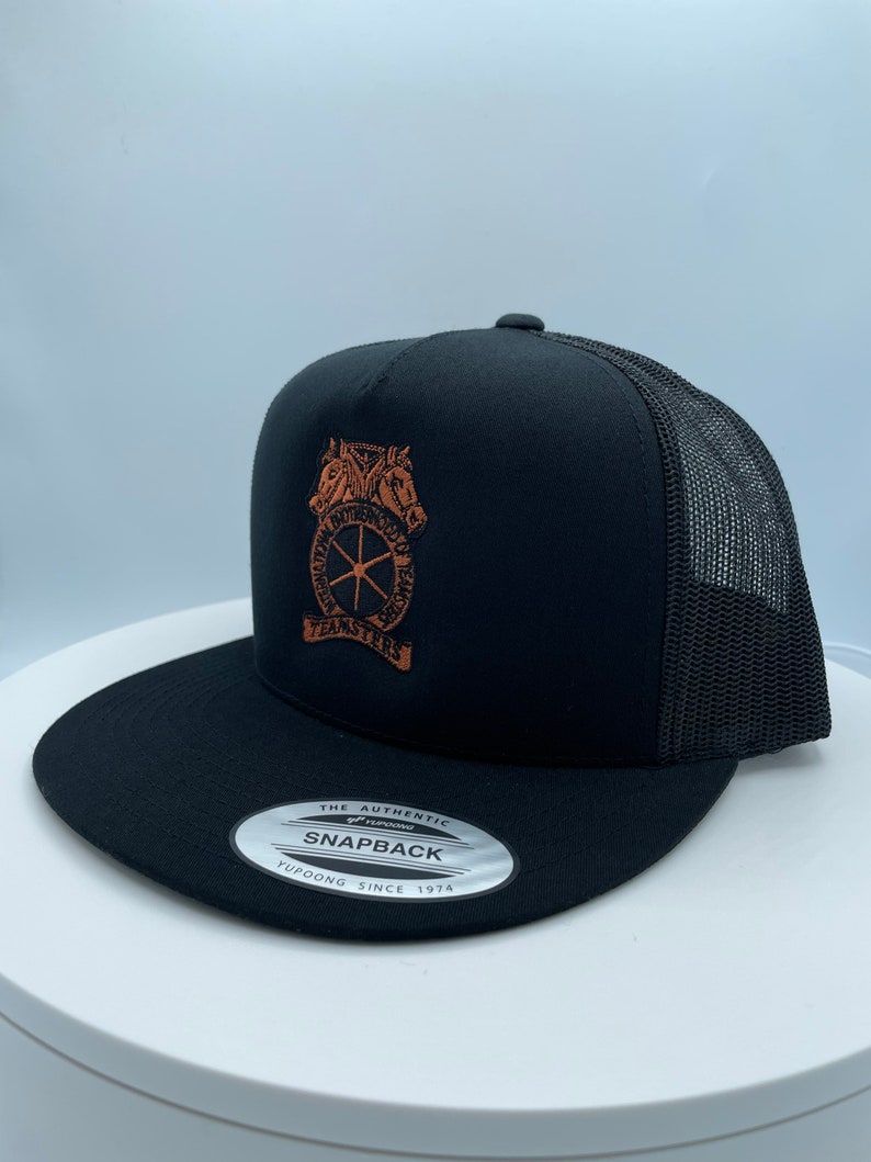 Teamster Union Embroidered Trucker Hat. - Etsy