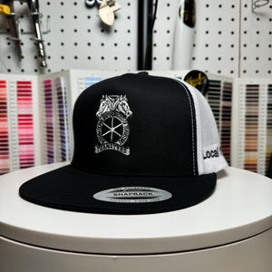 Teamster Union Embroidered Trucker Hat With Personalized Local Number ...