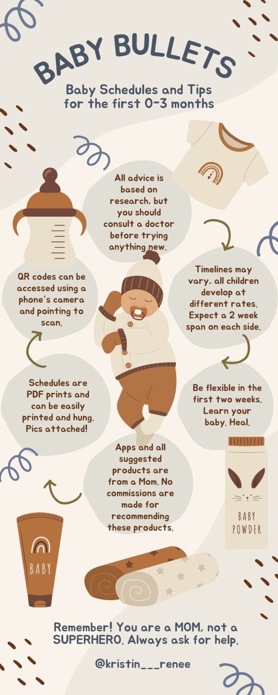 Baby Bullets: Newborn Guide for Mama - Etsy