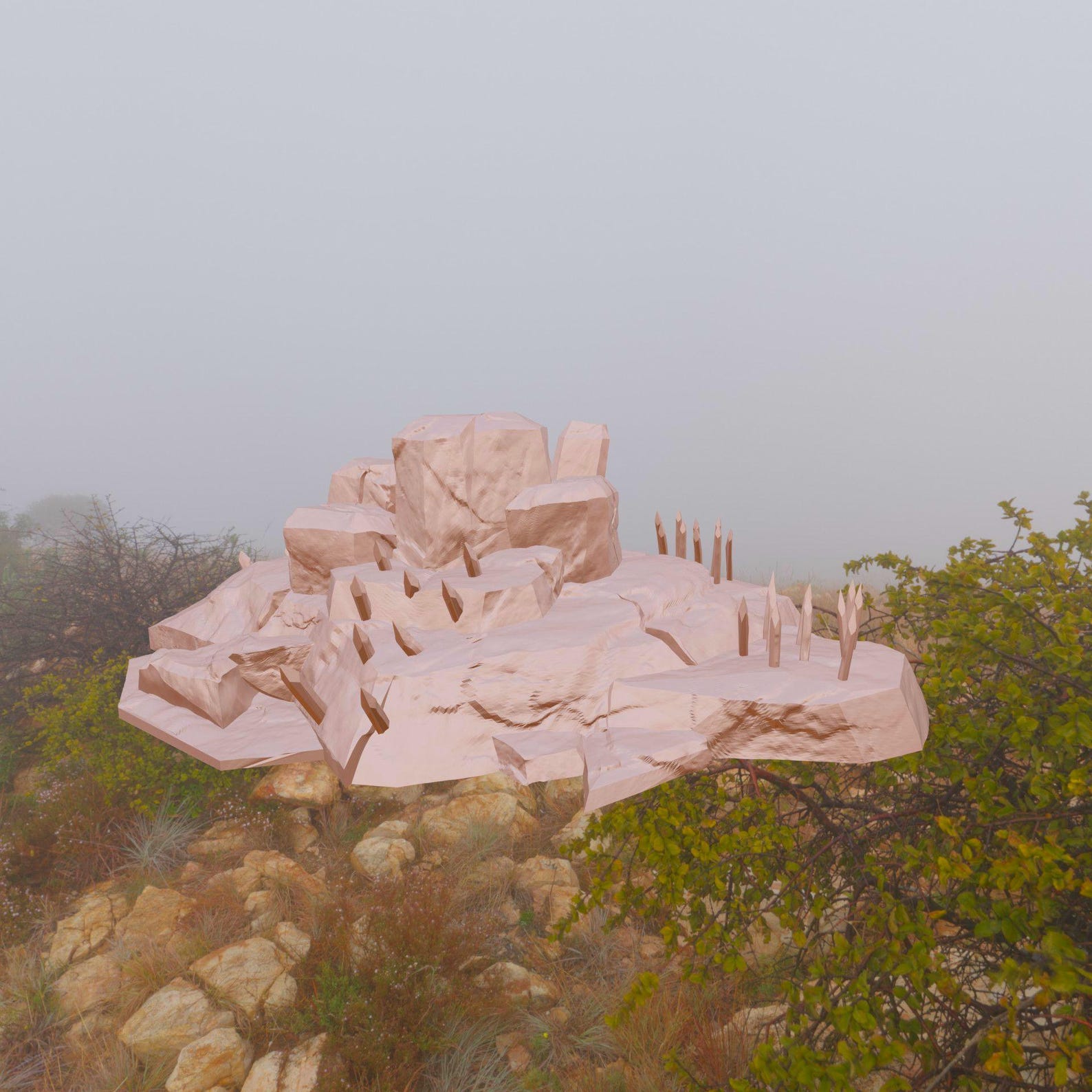 Defensive Rock Formation With Punji Sticks! Perfect for Dragons and ...
