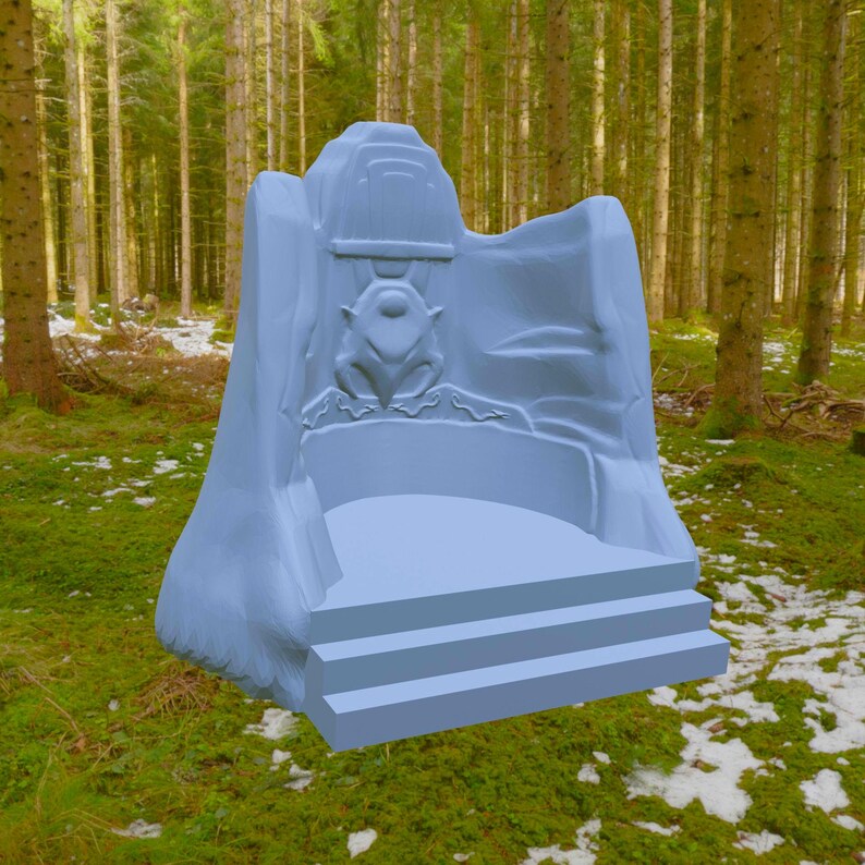 Crystal Dragon Display Stand Holder Skyrim Word Wall Diorama for ...