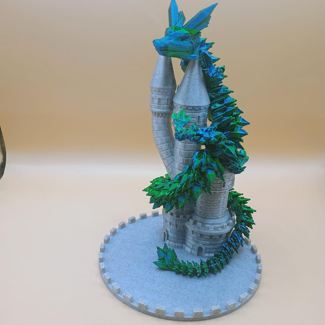 Articulated Dragon Stand Display Holder Castle Diorama for Dragons ...