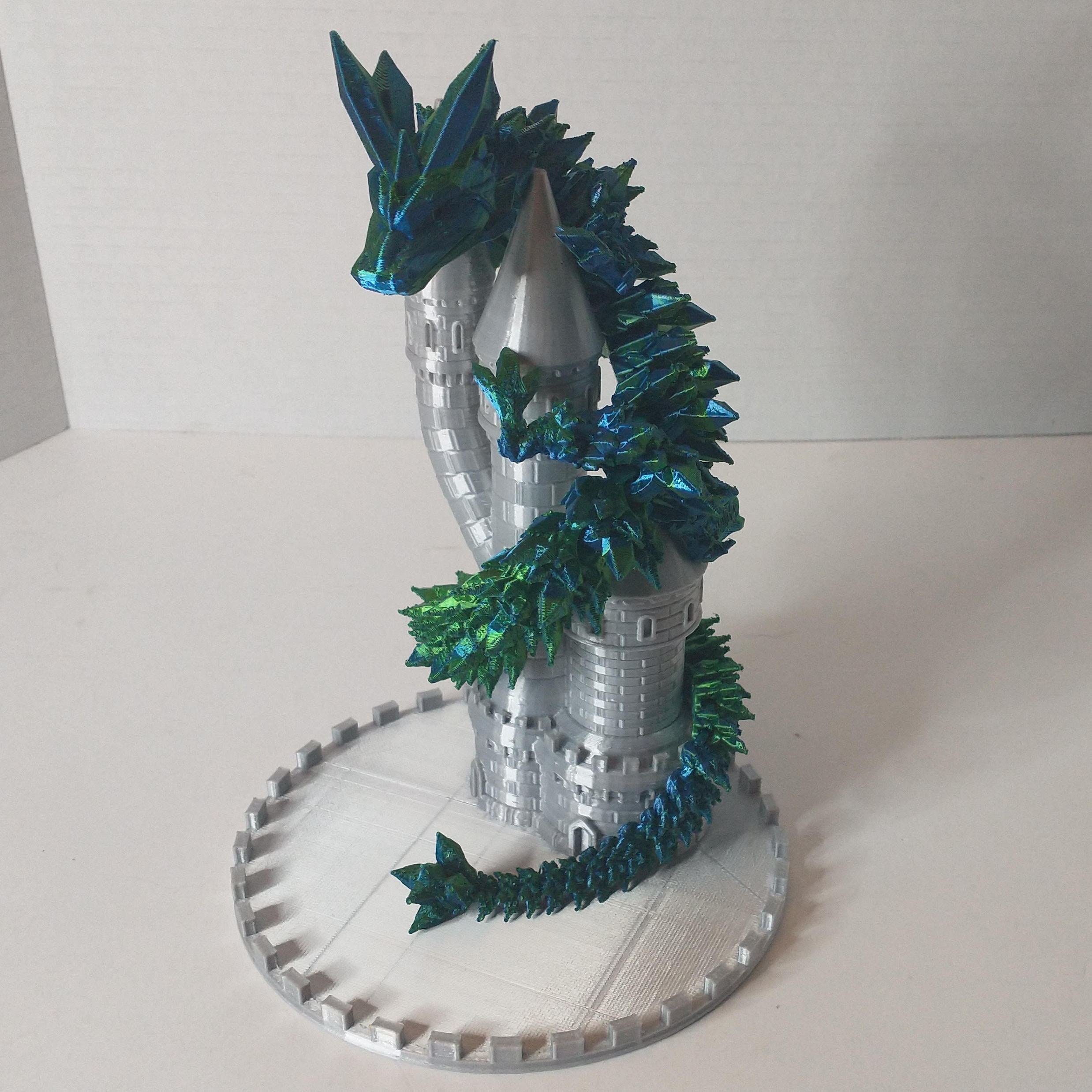 Articulated Dragon Stand Display Holder Castle Diorama for Dragons ...