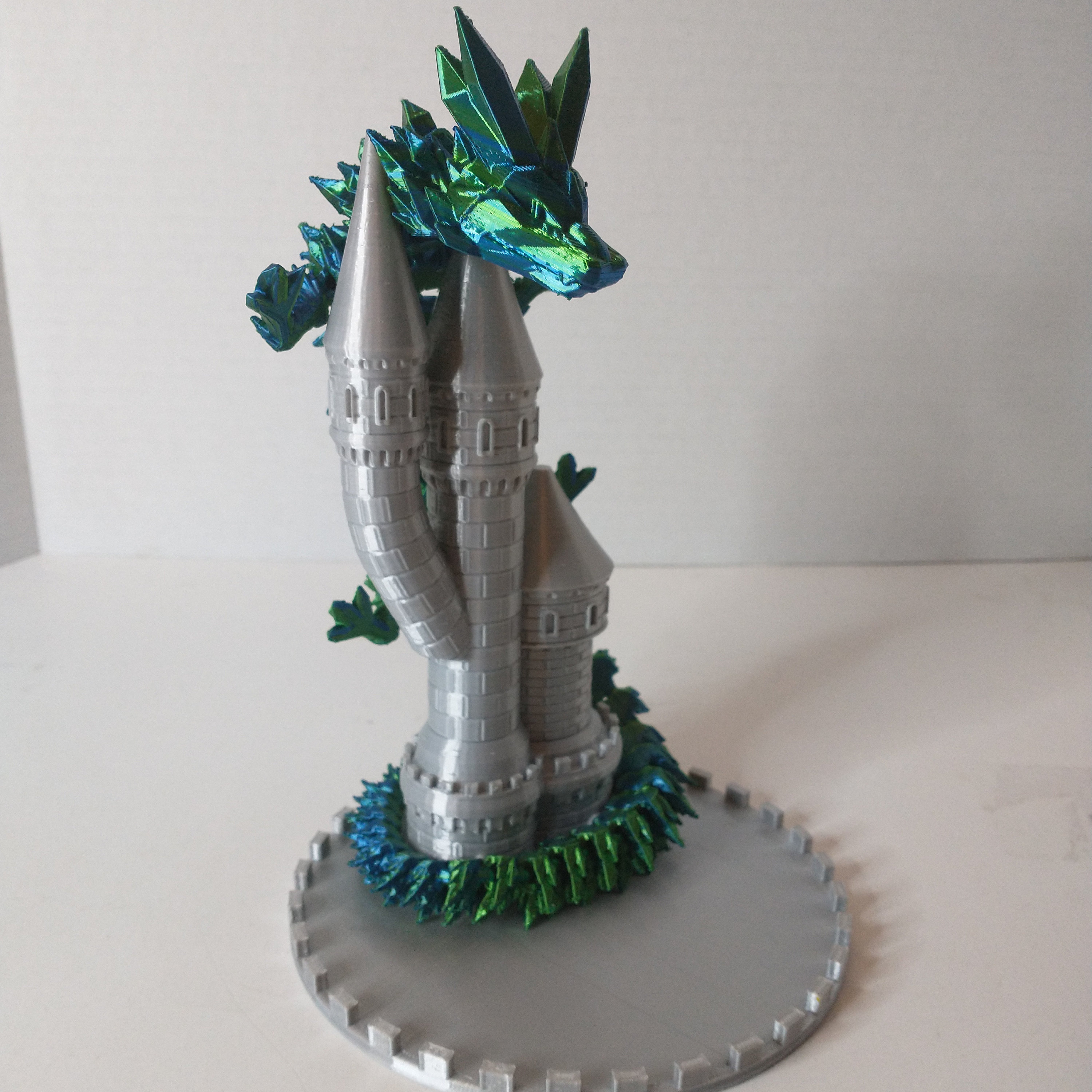Articulated Dragon Stand Display Holder Castle Diorama for Dragons ...