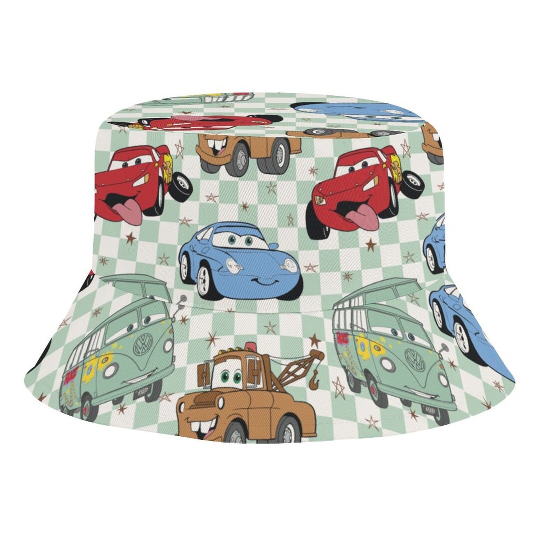 Cars Kid's Bucket Hat, Theme Park Bucket Hat, Boy's Bucket Hats, Theme ...
