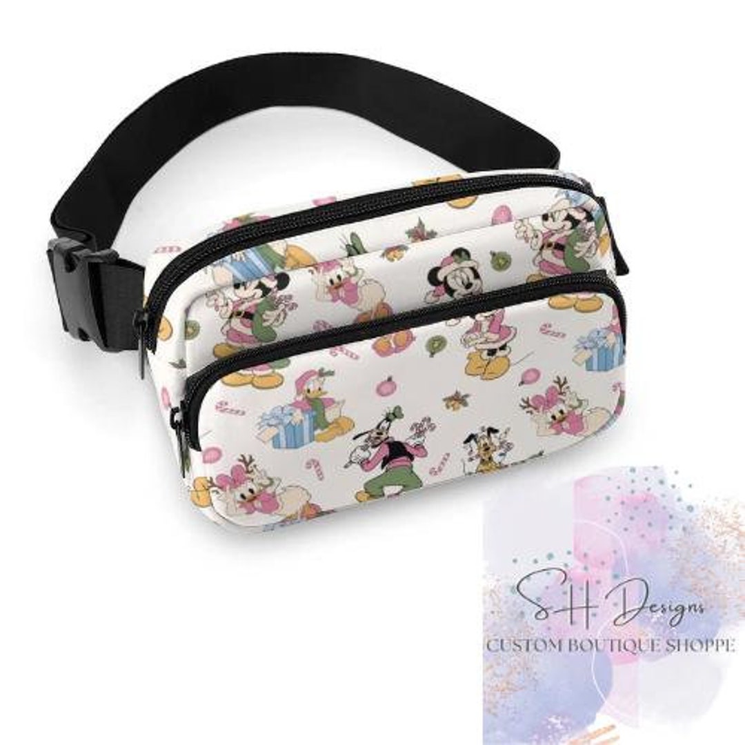 Mickey Christmas Bum Bag, Theme Park Fanny Pack, Cute Fanny Pack, Mom's ...