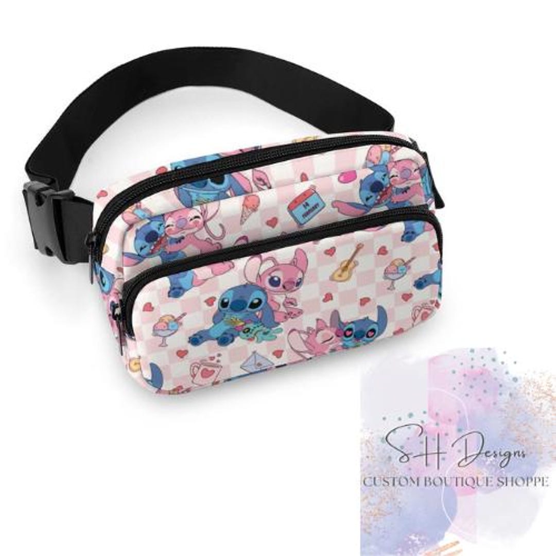 Stitch and Angel Theme Park Bum Bag, Theme Park Fanny Pack, Cute Fanny ...