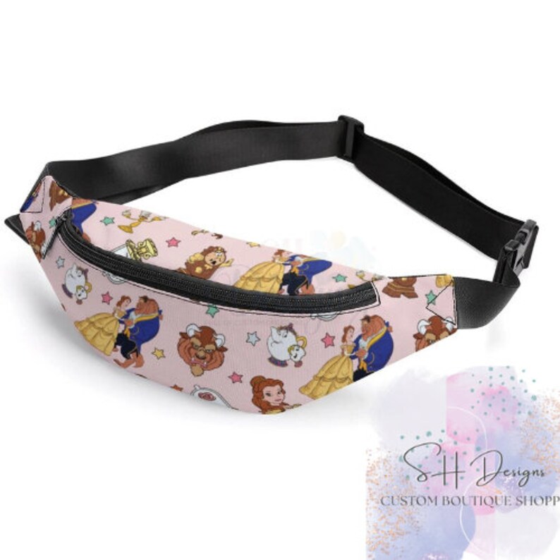 Beauty and the Beast Theme Park Bum Bag, Theme Park Fanny Pack, Cute ...