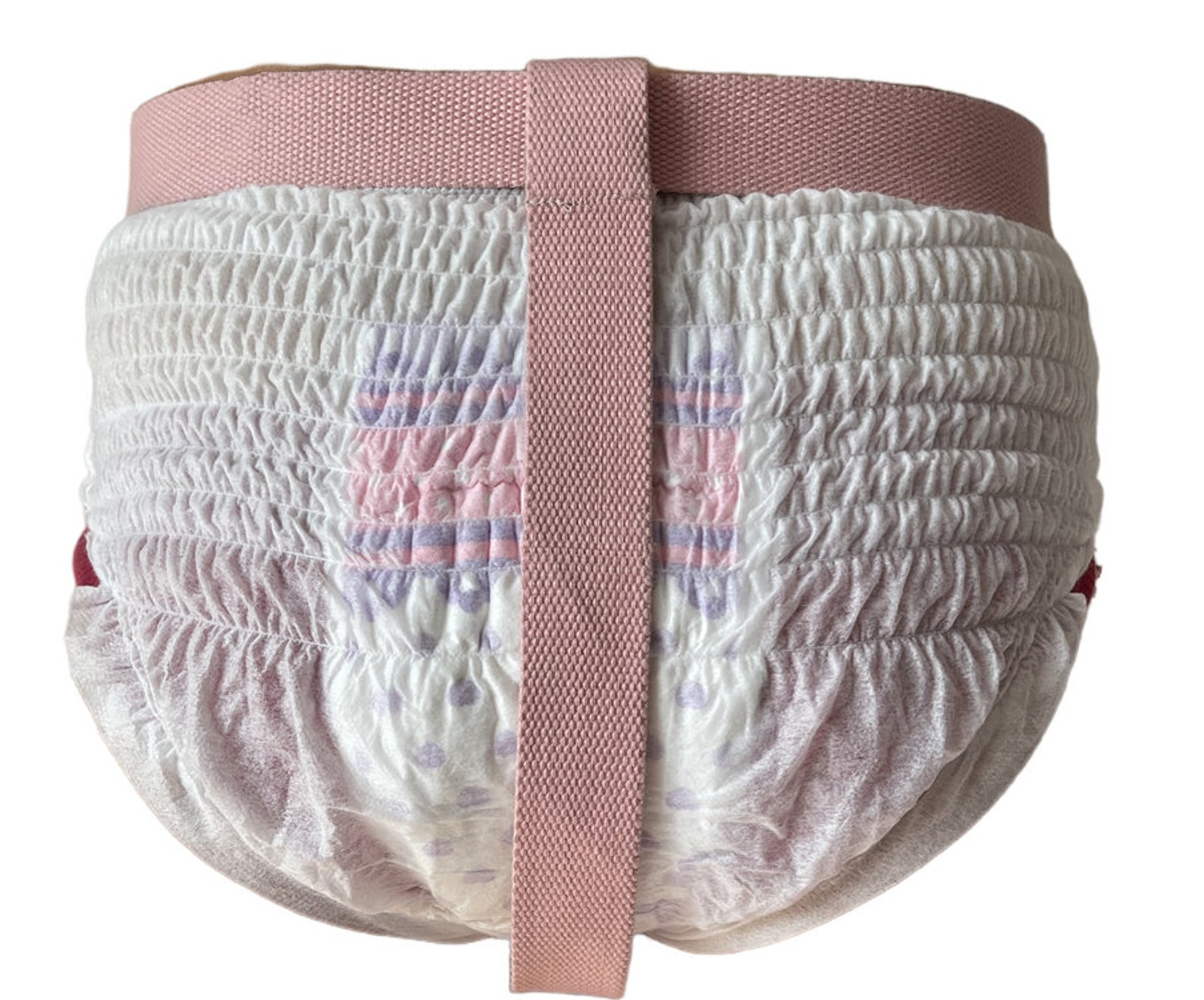 Abdl Pink Locking Bondage Sissy Diaper Cover Etsy Ireland