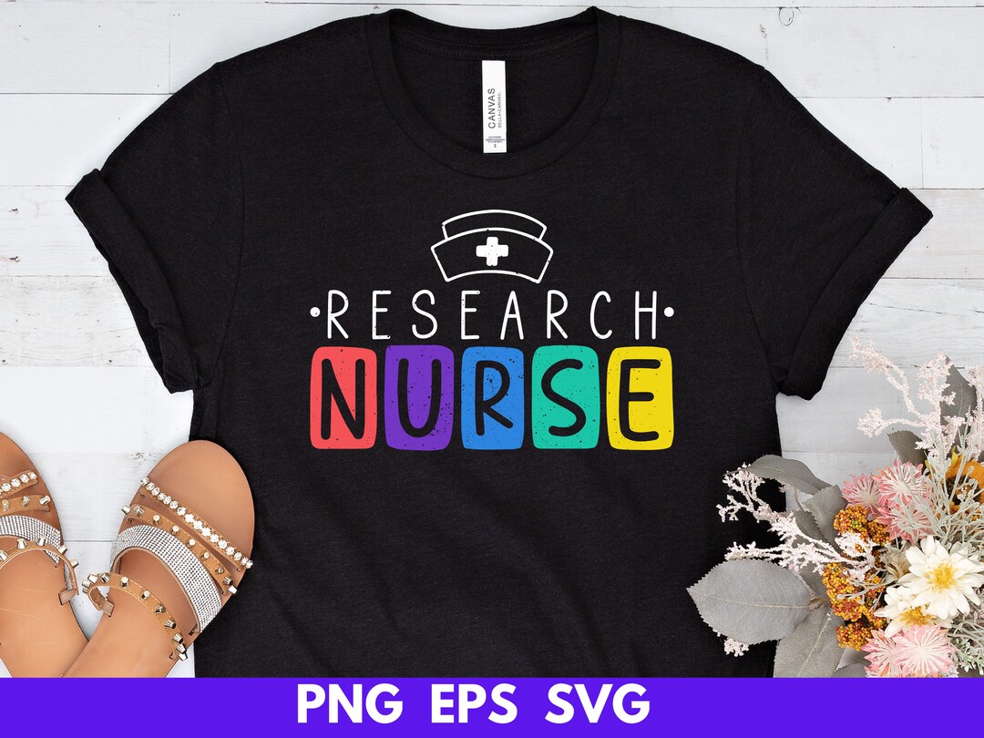 Research Nurse Design Svg Eps Png Digital Download, Cricut Cut Files ...