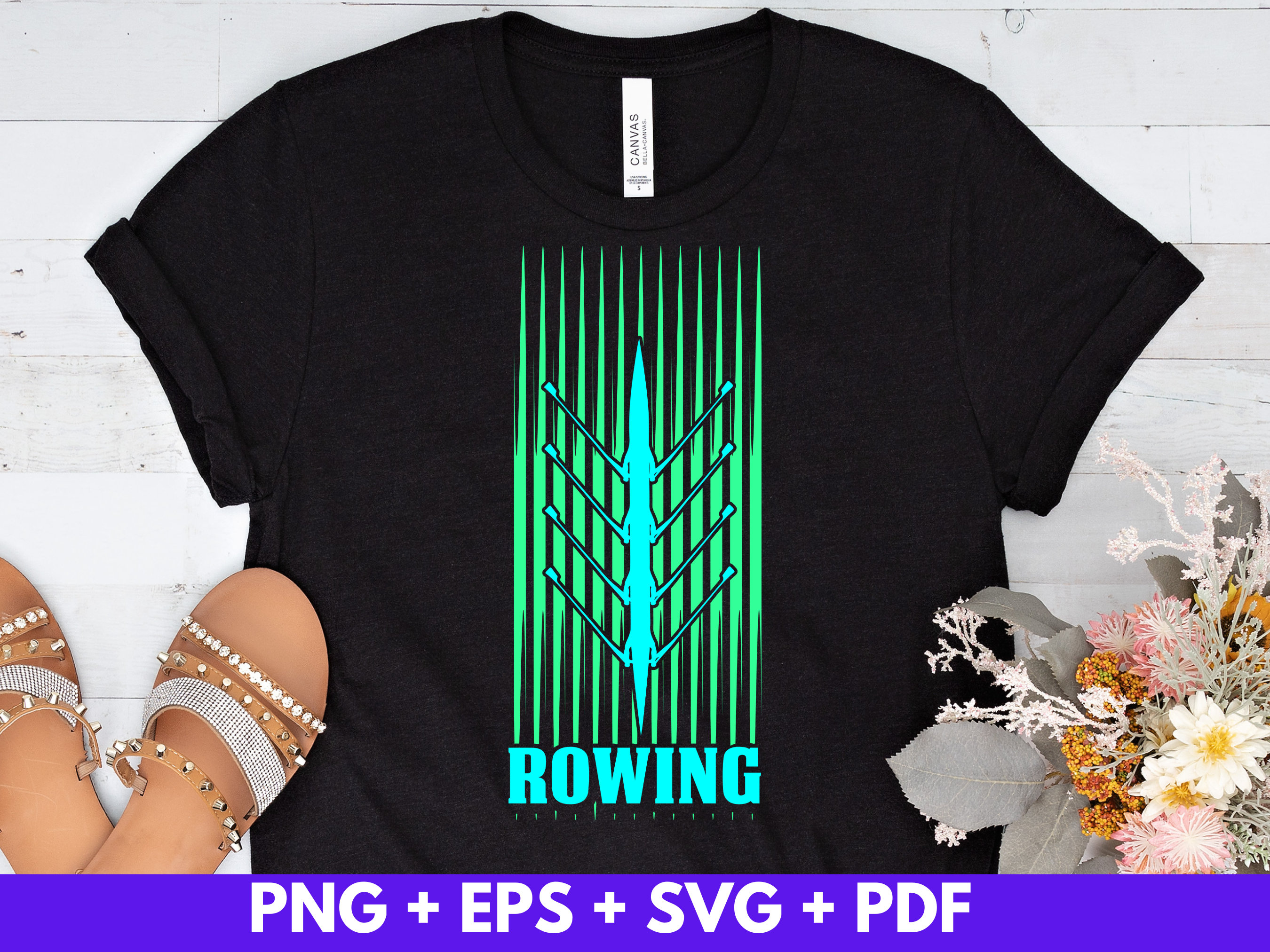 Rowing Water Sports Svg Eps Png Pdf Digital Download, Cricut Cut Files ...