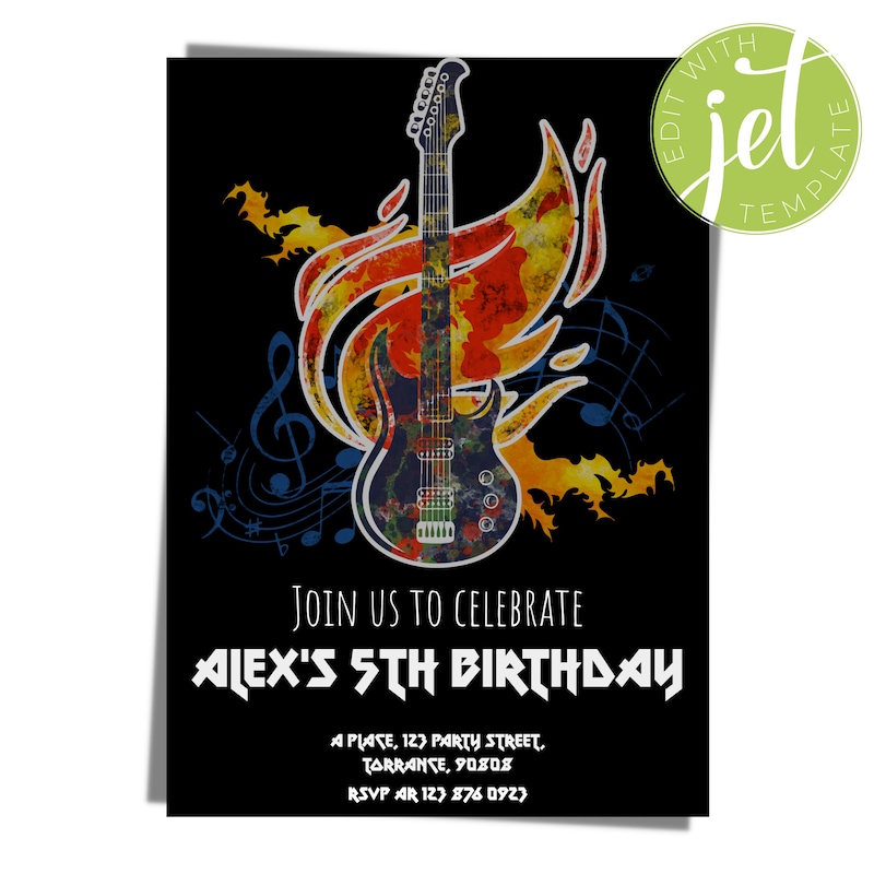 Rock Star Birthday - Etsy