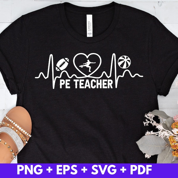 Pe Teacher Svg - Etsy