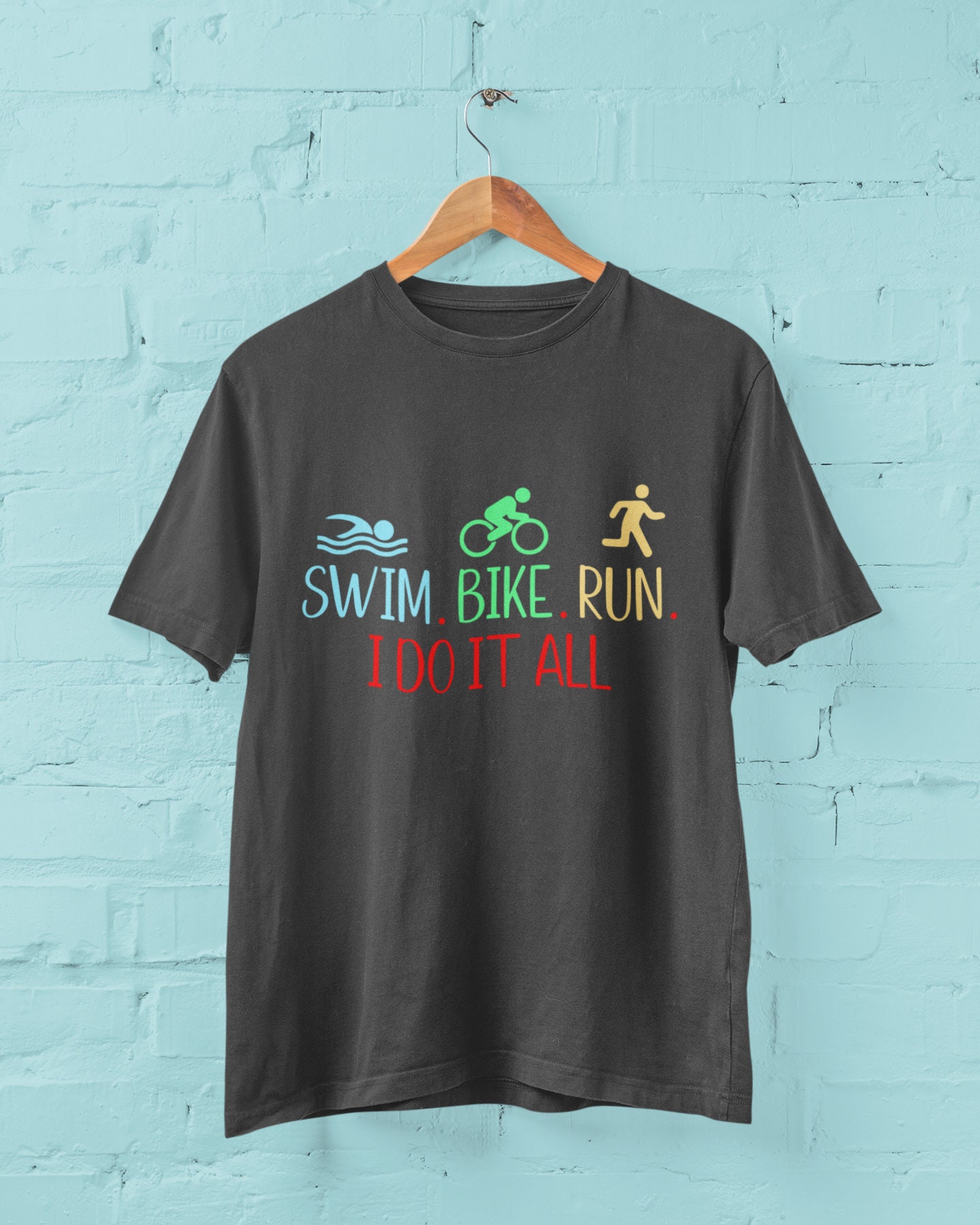 Swim Bike Run I Do It All - Triathlon Svg Eps Png Dxf Digital Download ...