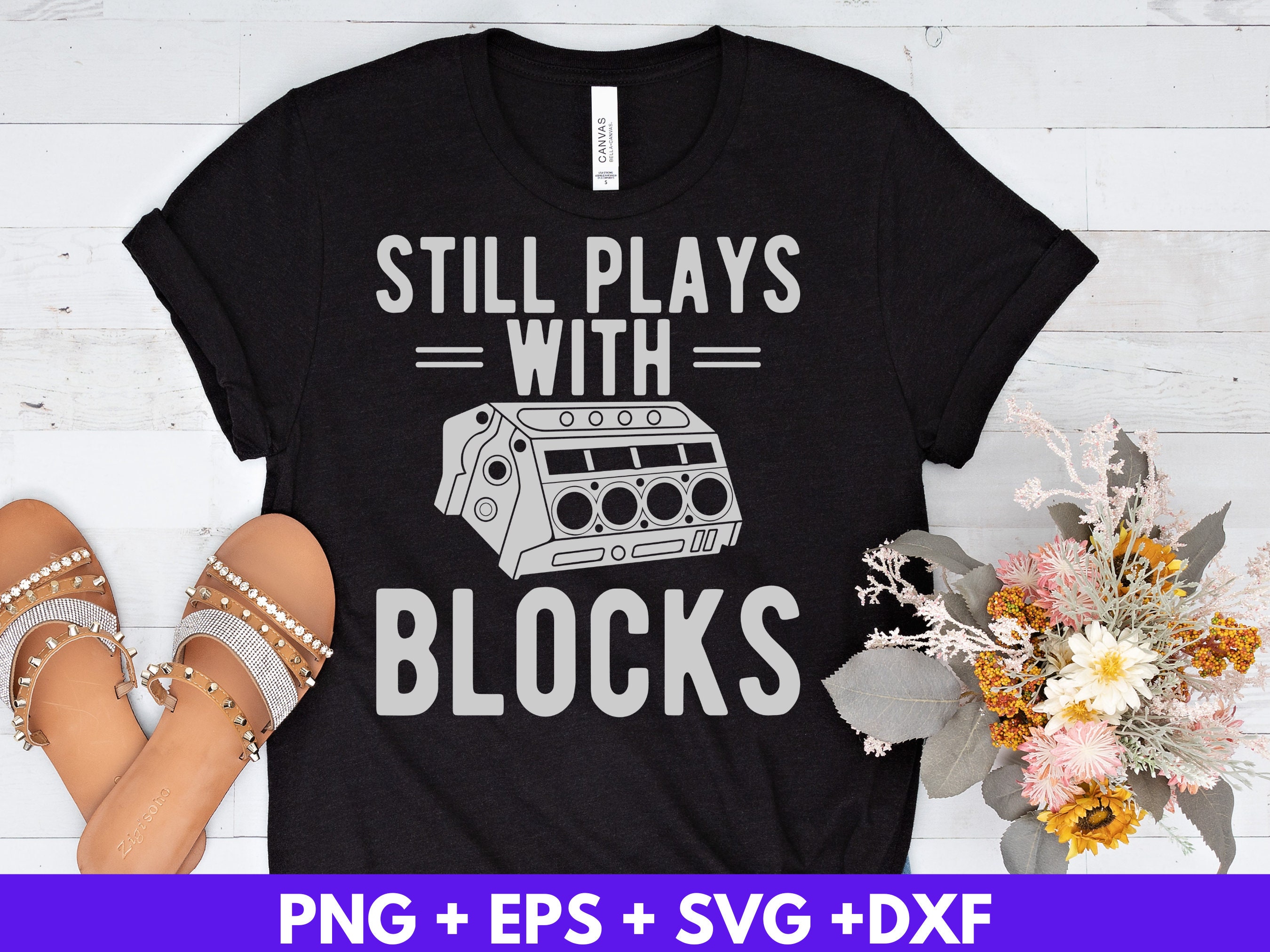 Still Plays With Blocks Mechanic SVG, Cricut Silhouette Cut Files ...
