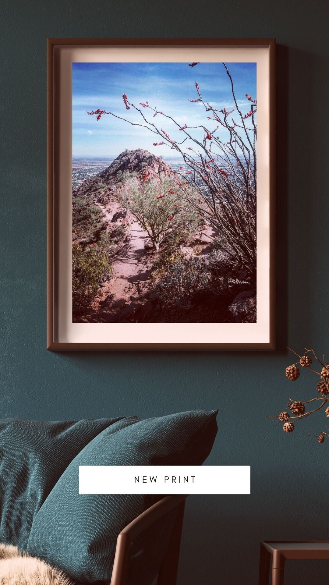 Camelback Mountain Phoenix Landscape Print - Etsy