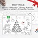 Christmas Coloring Activity, Christmas Coloring Placemat, Christmas ...