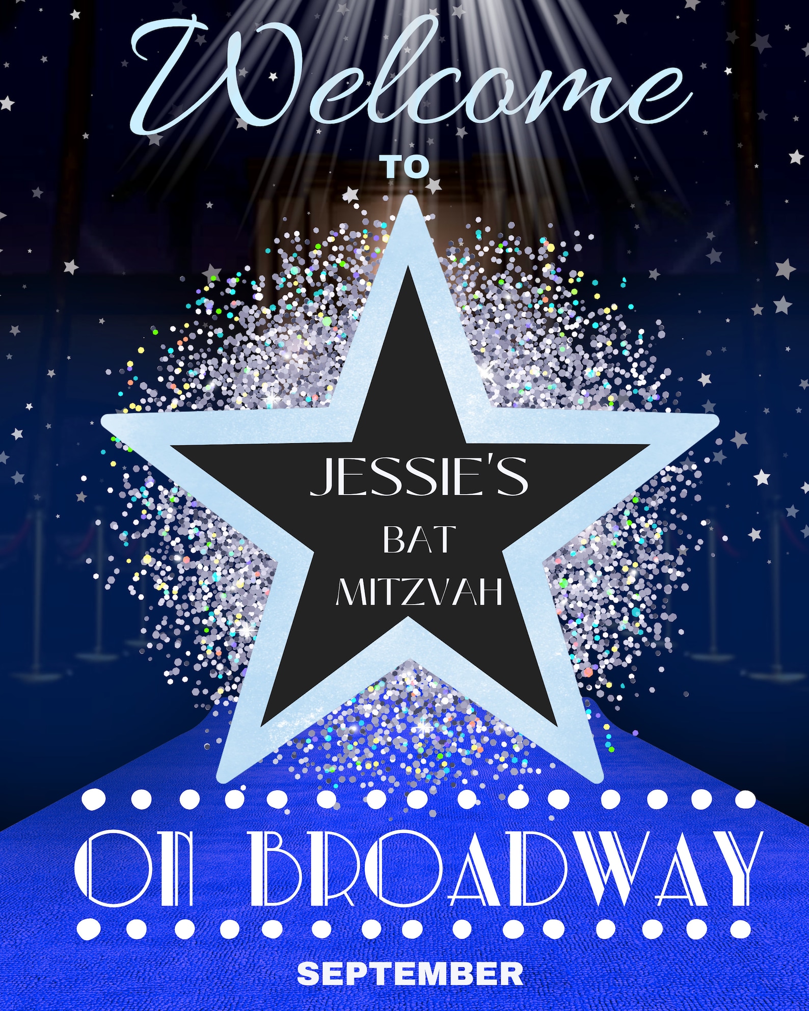 Red Carpet Dance Welcome Sign, Hollywood Editable, Prom, School Dance ...