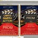 Lights Camera Action Invitation Set, Red Carpet, Hollywood, Prom ...