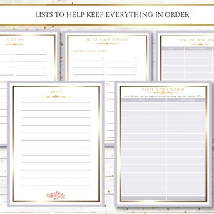 Ultimate Party Planner and Event Organizer, Printable Planner, Birthday ...
