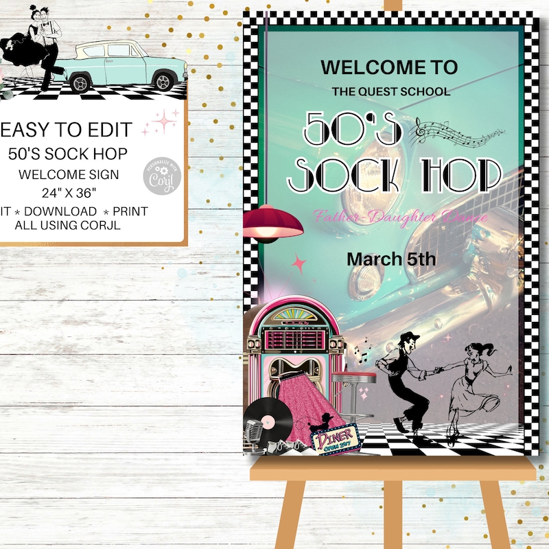 Sock Hop Party - Etsy