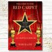 Red Carpet Welcome Sign, Poster, Night at the Oscars, VIP Pass ...