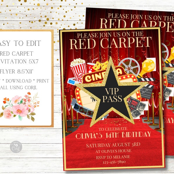 Camera Invitation - Etsy