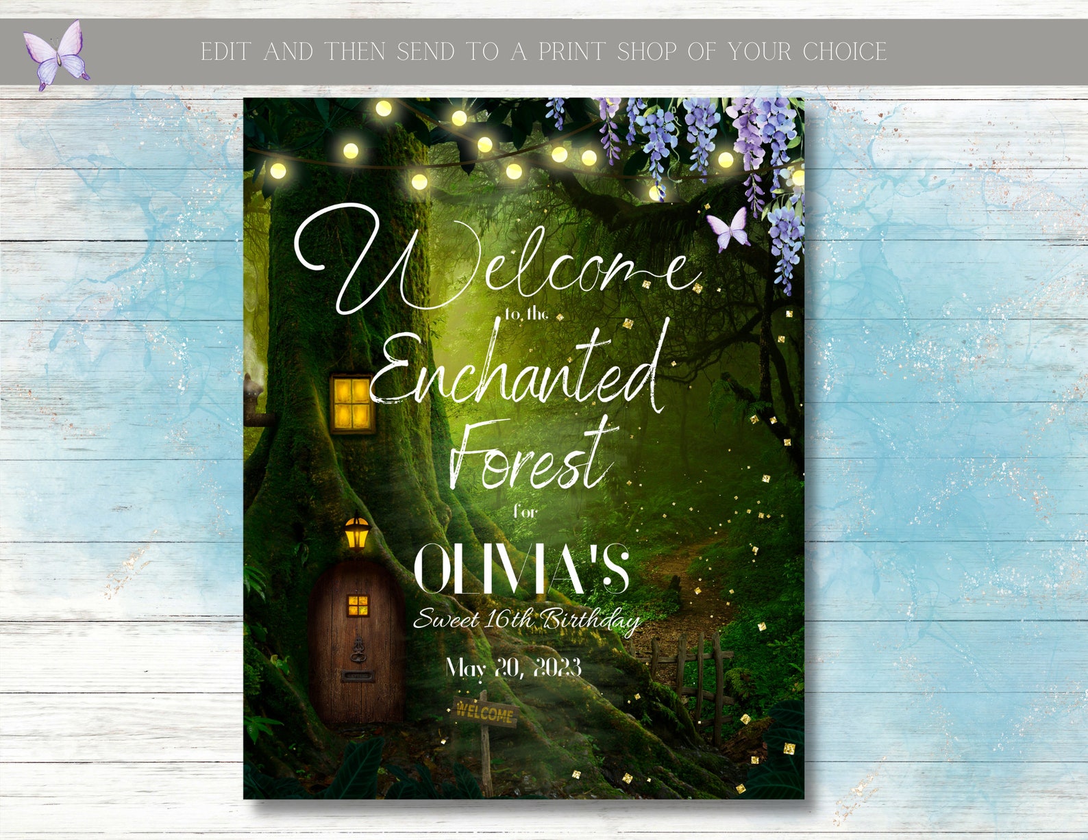 Enchanted Forest Welcome Sign, Enchanting Fairy, Prom, School Dance ...