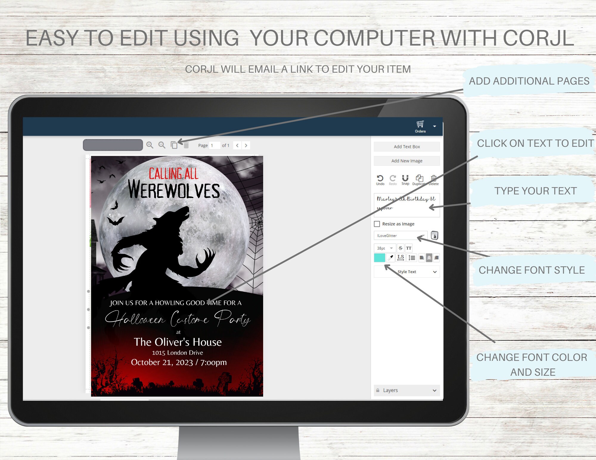 Werewolf Welcome Sign, Poster, Calling All Werewolves, Halloween ...