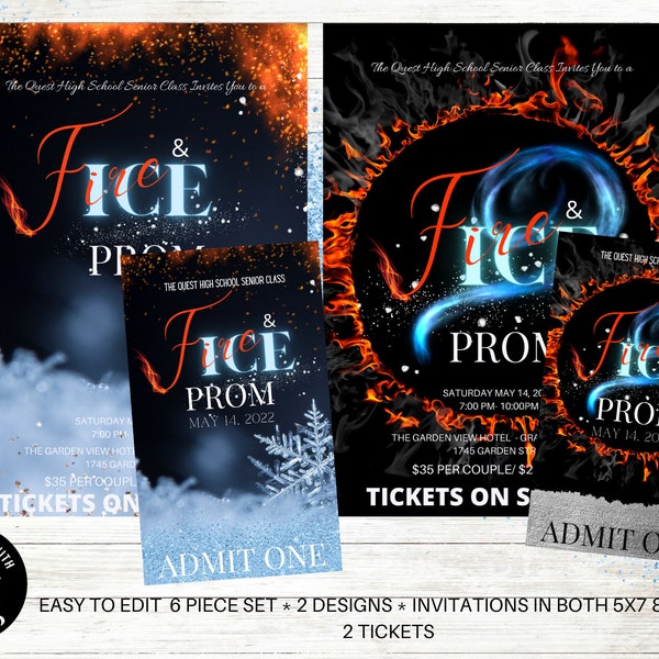 Fire and Ice Party - Etsy