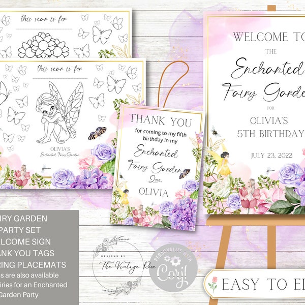 Enchanted Garden Sign - Etsy