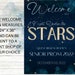 A Night Under the Stars Welcome Sign, Poster, Under the Stars Prom ...