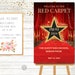 Red Carpet Dance Welcome Sign, Hollywood Editable, Prom, School Dance ...