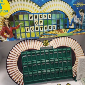 1985 Wheel of Fortune Pressman Board Game - Board Game - Wheel of ...