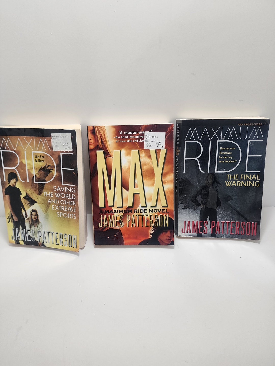 James Patterson Maximum Ride Series Books Lot of 3 - Books - Book Set ...