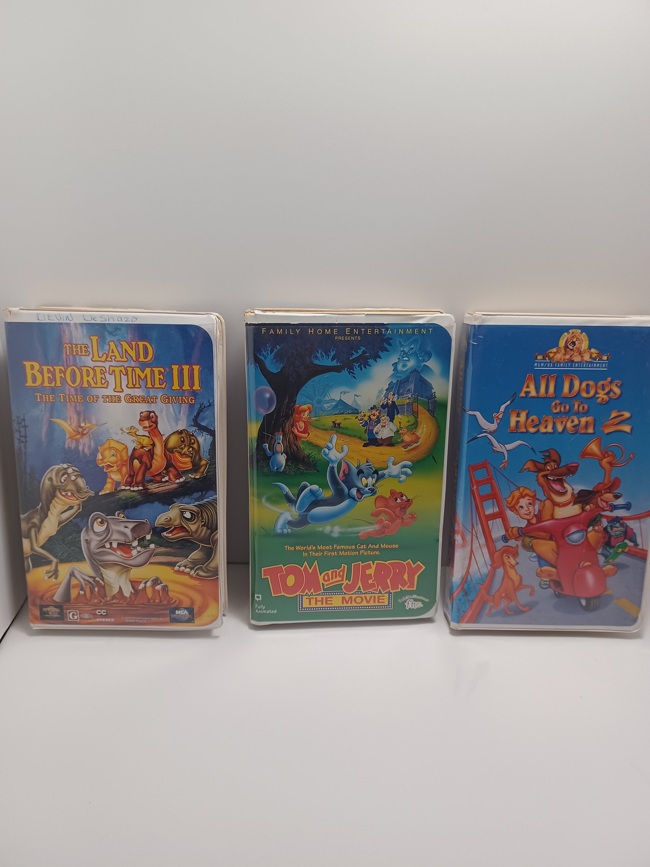 Vintage Vhs Tapes Land Before Time All Dogs Go to Heaven - Etsy Ireland