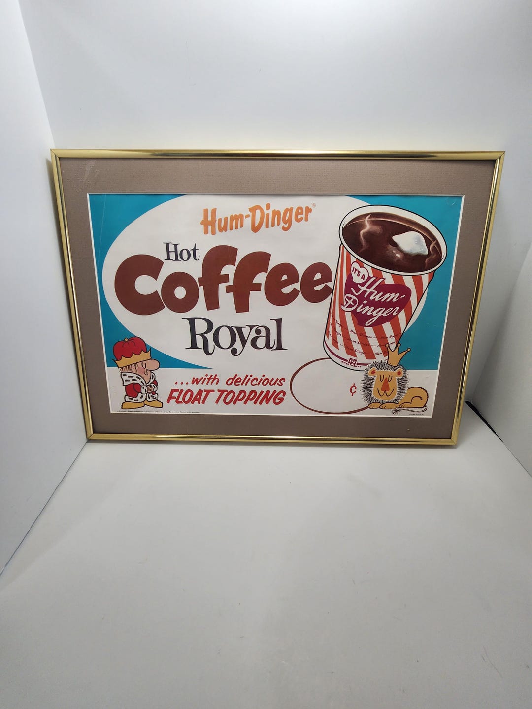 1963 Sweetheart Cup Royal Coffee Hum Dinger Coffe Advertisment Wall ...