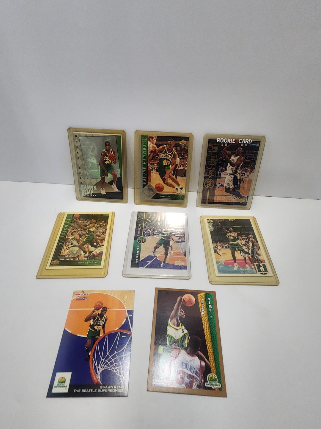 NBA Vintage Shawn Kemp Supersonics Trading Cards Lot - Shawn Kemp - NBA ...