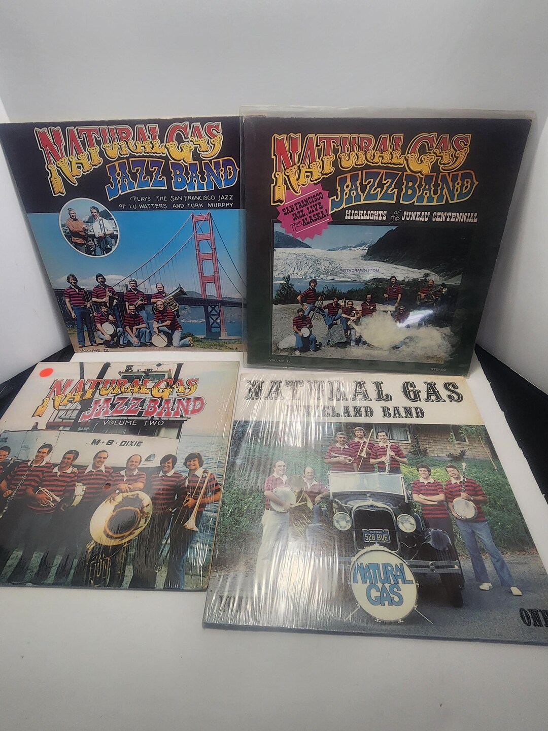Natural Gas Vintage 1980's Jazz Band Vinyl Records Lots of 2 - Natural ...