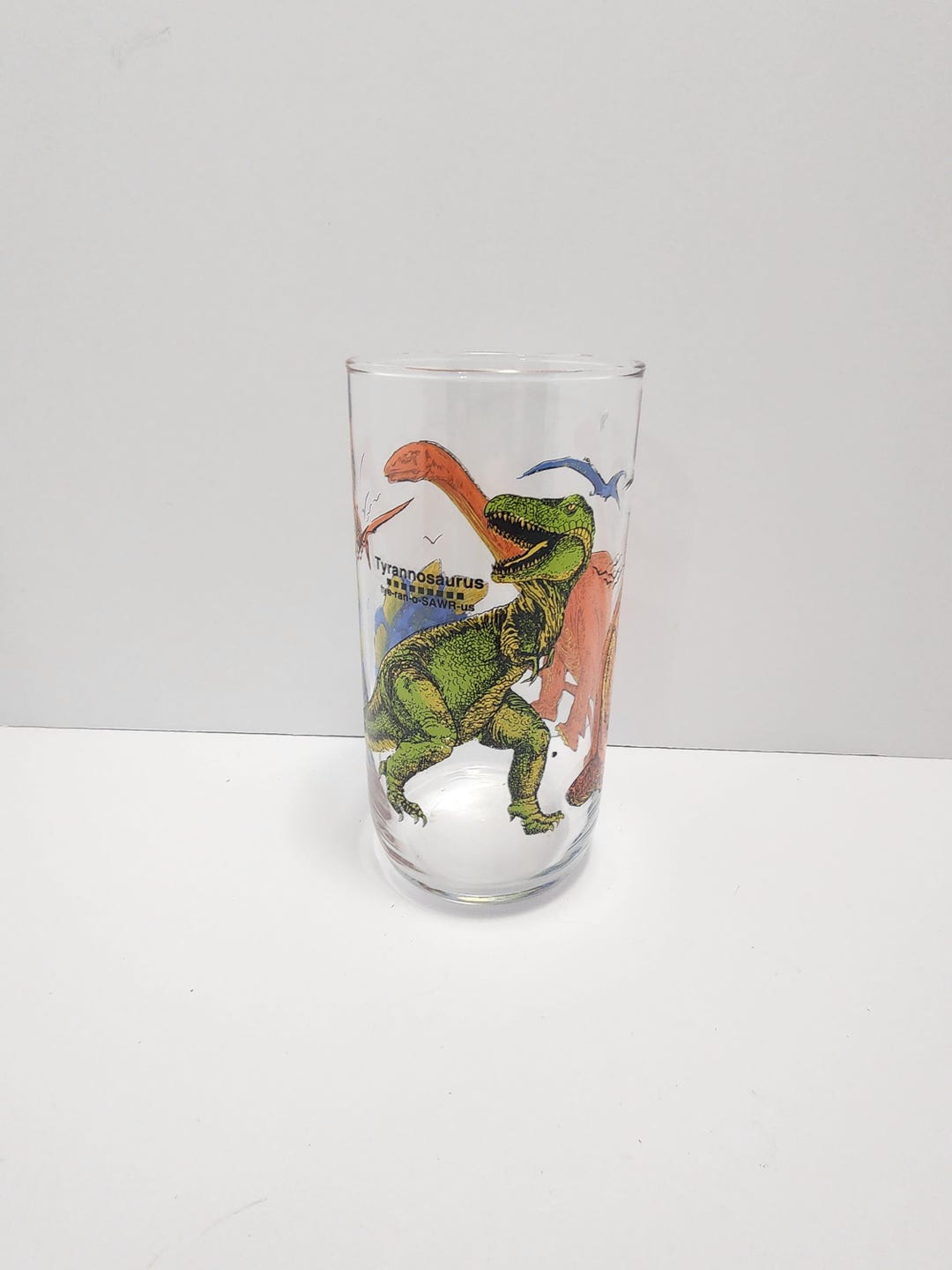 Dinosaur Vintage Libby Character Glass - Glasses - Kids Glass ...
