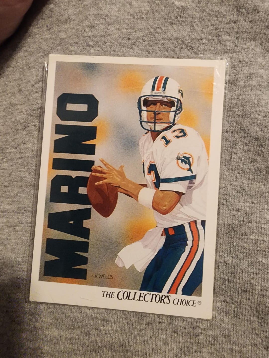 Dan Marion 1991 Collectors Choice Vintage Trading Card - Miami Dolphins ...